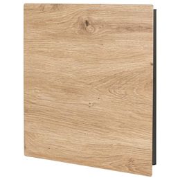 Schl&uuml;sselkasten, Schwarz, Eiche, Metall, 30x30x4 cm, Garderobe, Schl&uuml;sselboards & -k&auml;sten