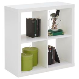 CARRYHOME Raumteiler Style, Wei&szlig;, Holzwerkstoff, 77x77x38 cm, Made in EU, Beim&ouml;bel erh&auml;ltlich, Wohnzimmer, Raumteiler & Paravents, Raumteiler