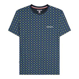 Lambretta - "SS25" T-Shirt f&uuml;r Herren (Marine/Basilikum)