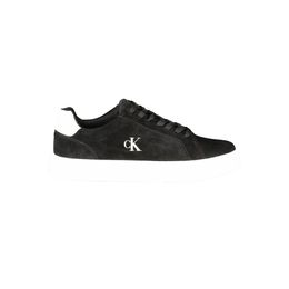 Calvin Klein Schwarze Leder Herren Sneaker
