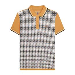 Lambretta - "SS24" Poloshirt f&uuml;r Herren (Senf)