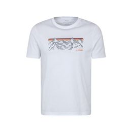 Mountain Warehouse - T-Shirt Stripes f&uuml;r Herren (Wei&szlig;)