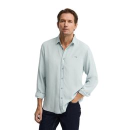 Hemd aus Tencel hellblau im Regular Fit mit Polo Club Logo