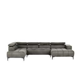 Twist Wohnlandschaft Caro grau Ma&szlig;e (cm): B: 350 H: 81 T: 214.0 &raquo; M&ouml;bel Kraft