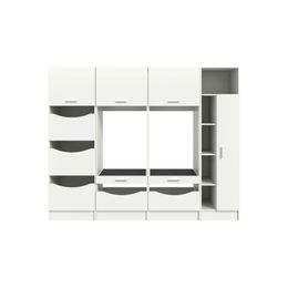 M&ouml;bel Kraft Waschmaschinenumbau Set wei&szlig; Ma&szlig;e (cm): B: 242 H: 195 &raquo; M&ouml;bel Kraft