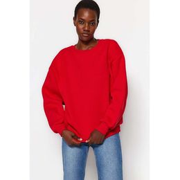 Trendyol Sweatshirt in Rot - 57% | Gr&ouml;&szlig;e M | Damen-sweatshirts-jacken