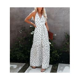 LA Angels Kleid in Wei&szlig;/ Schwarz - 46% | Gr&ouml;&szlig;e M | Damen-kleider