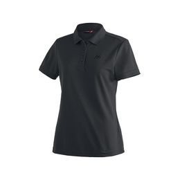 Maier Sports Funktionspoloshirt "Ulrike" in Schwarz - 42% | Gr&ouml;&szlig;e 34 | Damen-outdoor-tops-shirts