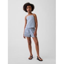 GAP Shorts in Blau/ Wei&szlig; - 59% | Gr&ouml;&szlig;e 140/146 | Kinderhosen