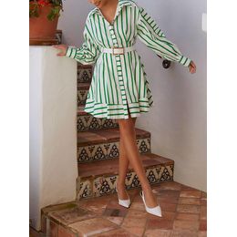 LA Angels Kleid in Gr&uuml;n/ Wei&szlig; - 58% | Gr&ouml;&szlig;e S | Damen-kleider