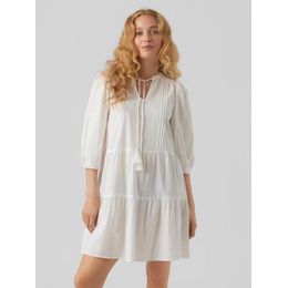 V&eacute;ro Moda Vero Moda Kleid "Pretty" in Wei&szlig; - 43% | Gr&ouml;&szlig;e S | Damen-kleider