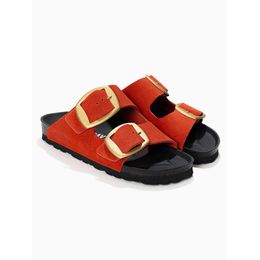 BAYTON Leder-Pantoletten "Alicante" in Rot - 55% | Gr&ouml;&szlig;e 40 | Damen-pantoletten