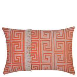Zoeppritz Kissen Sunny Leg 40x60 orange - rust 100% Baumwolle