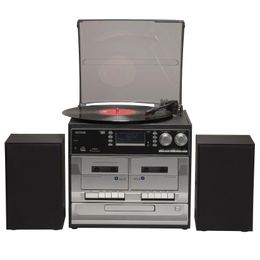 Denver MRD-166 Musikcenter&ndash;Allrounder mit Lautsprecherboxen, 2x 20W