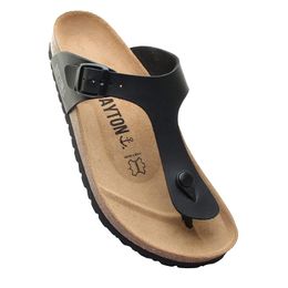 BAYTON Zehentrenner "Mercure" in Schwarz - 50% | Gr&ouml;&szlig;e 41 | Damen-sandalen