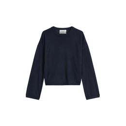 Marc O'Polo MARC O'POLO Damen Strickpullover "aus weicher Merinowolle"martime blau, Gr. XXL, unifarben, Obermaterial: 98% Schurwolle, 2% Polyamid, Pullover