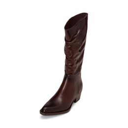 Marc O'Polo MARC O'POLO Damen Stiefel "aus edlem Kalbleder", Gr. 39schwarz coffee, Obermaterial: 100% Leder, unifarben, Schuhe