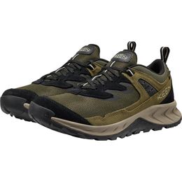 Keen Herren Outdoorschuh "HIGHTRAIL WP", Gr. 44forest night, schwarz olive, Leder, Synthetik, Schuhe, wasserdicht