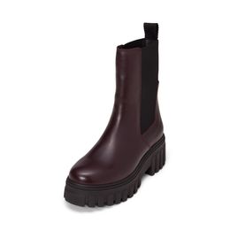 Marc O'Polo MARC O'POLO Damen Chelseaboots "aus edlem Rindleder", Gr. 37schwarz plum, Obermaterial: 100% Leder, unifarben, Schuhe