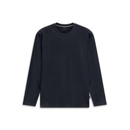 Bugatti Herren T-Shirt "Modern Fit"390, marine, Gr. L, unifarben, 100% Baumwolle, Shirts, Modern Fit Baumwolle Rundhals Frontprint