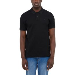 Mustang Herren Kurzarmshirt "Herren Style Pierre"schwarz, Gr. S, Strick, 100% Baumwolle, Shirts