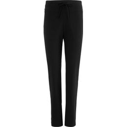 Damen Bengalinhose mit verstellbarem Bindeband schwarz, Gr&ouml;&szlig;e 56