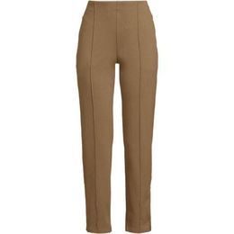 LANDS' END Kn&ouml;chellange Bleistifthose Starfish f&uuml;r Damen in Petite-Gr&ouml;&szlig;e, Damen, size: petite, Braun, Elasthan/Baumwoll-Mischung, by Lands' End