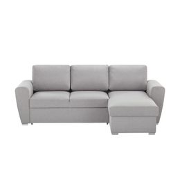 Smart Ecksofa Valdi &brvbar; grau &brvbar; Ma&szlig;e (cm): B: 243 H: 86 T: 163.0