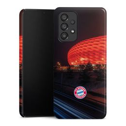 DeinDesign Galaxy A33 5G Handy Premium Case Smartphone Handyh&uuml;lle Schutzh&uuml;lle gl&auml;nzend Stadium Fc Bayern M&uuml;nchen Fcb Premium Case