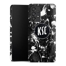 DeinDesign Galaxy A33 5G Handy Premium Case Smartphone Handyh&uuml;lle Schutzh&uuml;lle gl&auml;nzend Ksc Official Licensed Product Karlsruher Sc Premium Case