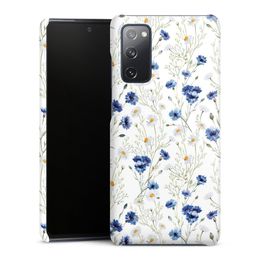 DeinDesign Galaxy S20 FE Handy Premium Case Smartphone Handyh&uuml;lle Schutzh&uuml;lle gl&auml;nzend Muster Flowers Flower Premium Case