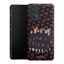 DeinDesign Galaxy A33 5G Handy Premium Case Smartphone Handyh&uuml;lle Schutzh&uuml;lle gl&auml;nzend Naruto Shippuden Akatsuki Official Licensed Product Premium Case