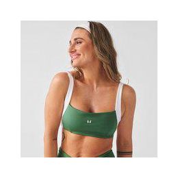 Myprotein MP Damen X Tatiana Contrast Twist Back Sport-BH - Palm Green - XXL