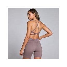 Myprotein MP Damen Tempo Sport-BH mit Riemchenr&uuml;cken &ndash; Mokka - L