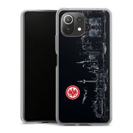 DeinDesign Xiaomi Mi 11 Lite 5G NE Handy Silikon H&uuml;lle Case transparent Handyh&uuml;lle Skyline Sge Eintracht Frankfurt Silikon Case