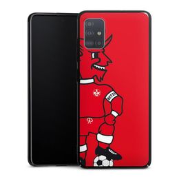 DeinDesign Galaxy A51 Handy Hard Case Schutzh&uuml;lle schwarz Smartphone Backcover 1. Fc Kaiserslautern Official Licensed Product Soccer Hard Case