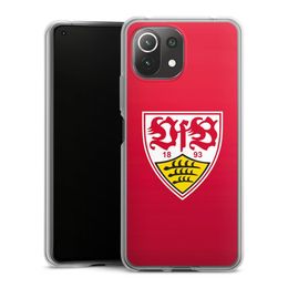 DeinDesign Xiaomi Mi 11 Lite 5G NE Handy Silikon H&uuml;lle Case transparent Handyh&uuml;lle Logo Official Licensed Product Vfb Stuttgart Silikon Case