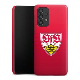 DeinDesign Galaxy A33 5G Handy Premium Case Smartphone Handyh&uuml;lle Schutzh&uuml;lle gl&auml;nzend Logo Vfb Stuttgart Official Licensed Product Premium Case