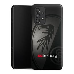 DeinDesign Galaxy A33 5G Handy Premium Case Smartphone Handyh&uuml;lle Schutzh&uuml;lle gl&auml;nzend Sc Freiburg Official Licensed Product Metallic Look Premium Case