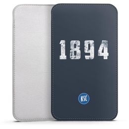 DeinDesign iPhone 16 Pro Max Handy H&uuml;lle Tasche Sleeve Socke Schutzh&uuml;lle Karlsruher Sc Ksc Bundesliga Sleeve
