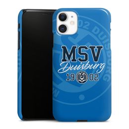 DeinDesign iPhone 11 Handy Premium Case Smartphone Handyh&uuml;lle Schutzh&uuml;lle gl&auml;nzend Bundesliga Official Licensed Product Msv Duisburg Premium Case