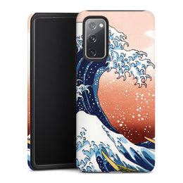 DeinDesign Galaxy S20 FE Handy Panzer Handyh&uuml;lle robuste Outdoor H&uuml;lle Schutzh&uuml;lle matt Die Gro&szlig;e Welle Vor Kanagawa Art Japan Tough Case