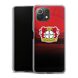 DeinDesign Xiaomi Mi 11 Lite 5G NE Handy Silikon H&uuml;lle Case transparent Handyh&uuml;lle Bayer 04 Leverkusen Official Licensed Product Stadium Silikon Case