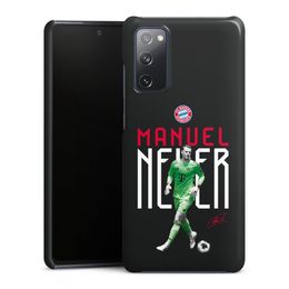 DeinDesign Galaxy S20 FE Handy Premium Case Smartphone Handyh&uuml;lle Schutzh&uuml;lle gl&auml;nzend Fc Bayern M&uuml;nchen Manuel Neuer Official Licensed Product Premium Case
