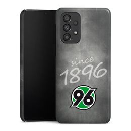 DeinDesign Galaxy A33 5G Handy Premium Case Smartphone Handyh&uuml;lle Schutzh&uuml;lle gl&auml;nzend Official Licensed Product H96 Hannover 96 Premium Case
