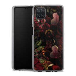 DeinDesign Galaxy A12 Handy Silikon H&uuml;lle Case transparent Handyh&uuml;lle Meadow Flowers Utart Silikon Case