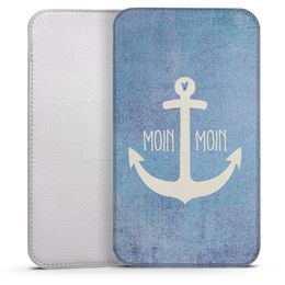 DeinDesign iPhone 16 Pro Max Handy H&uuml;lle Tasche Sleeve Socke Schutzh&uuml;lle Anchor Maritim Blue Sleeve