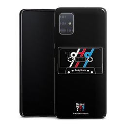 DeinDesign Galaxy A51 Handy Hard Case Schutzh&uuml;lle schwarz Smartphone Backcover Official Licensed Product Die Drei ??? Cassette Hard Case