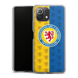 DeinDesign Xiaomi Mi 11 Lite 5G NE Handy Silikon H&uuml;lle Case transparent Handyh&uuml;lle Official Licensed Product Eintracht Braunschweig Logo Silikon Case