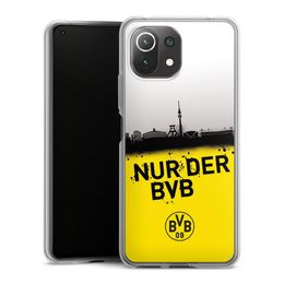 DeinDesign Xiaomi Mi 11 Lite 5G NE Handy Silikon H&uuml;lle Case transparent Handyh&uuml;lle Borussia Dortmund Statement Bvb Silikon Case